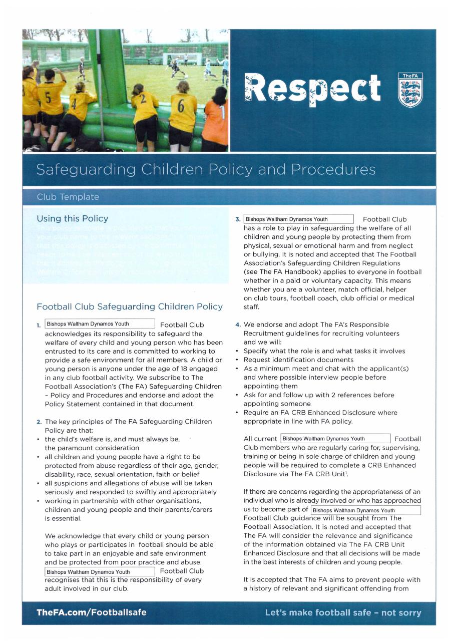 Child Protection Policy PDF Archive Child Protection Policy PDF Archive