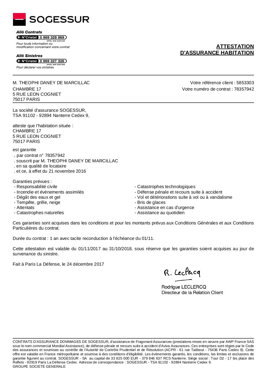 Attestation Responsabilite Civile PDF Archive Attestation Responsabilite Civile PDF Archive