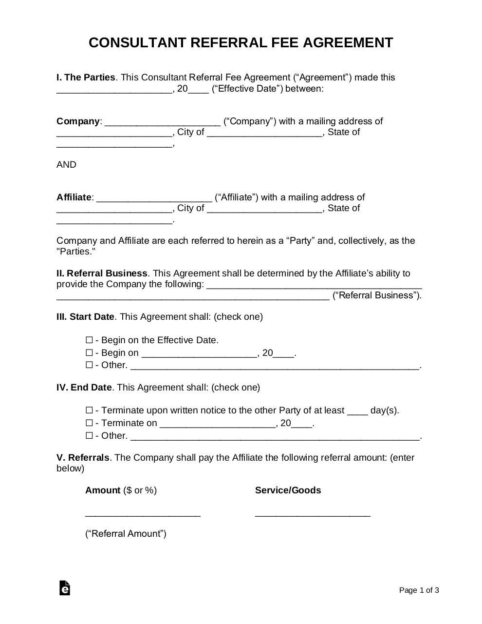 Short Consulting Agreement Template Short Consulting Agreement Template